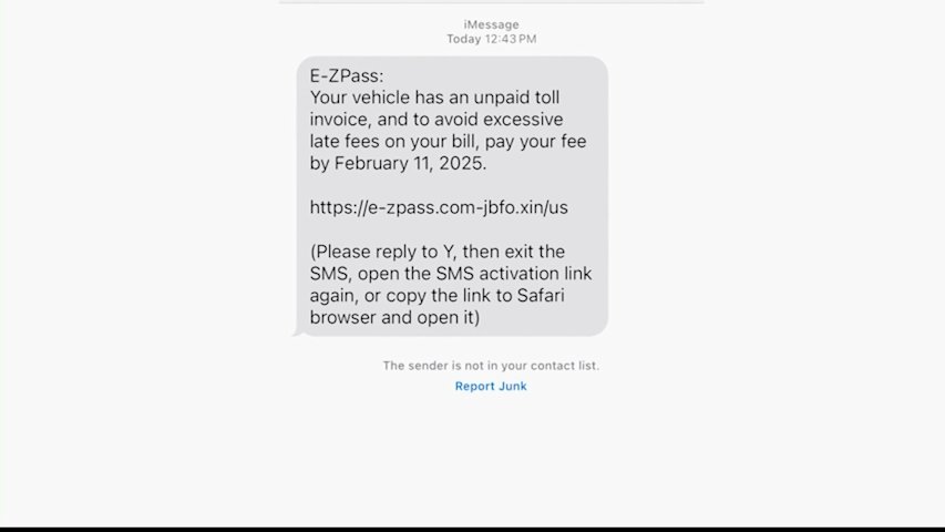 E-Z Pass and New York State Thruway Authority alert New Yorkers of text ...