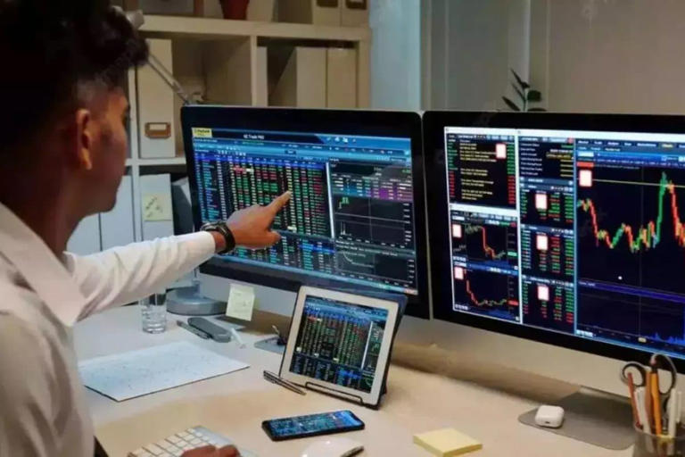 Sensex falls over 300 points, Nifty slips below 23,300 in weak market ...