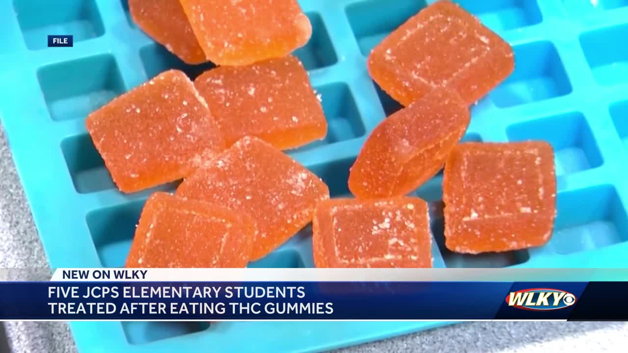5 JCPS elementary school students treated after eating gummies with THC