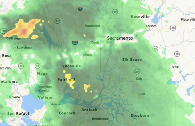 MAPS: Track Doppler radar and traffic for California rain and snow