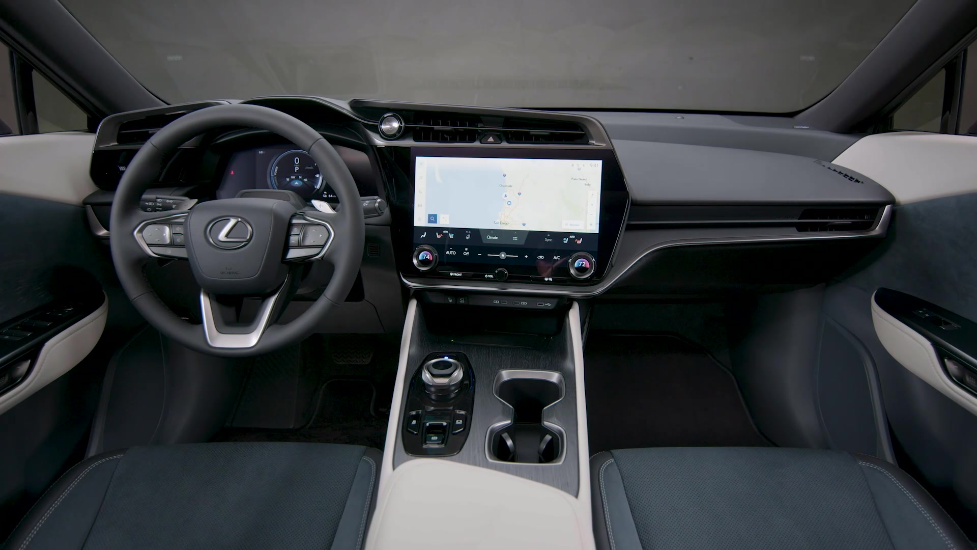 2025 Lexus RZ Luxury Thunderstorm Interior Design