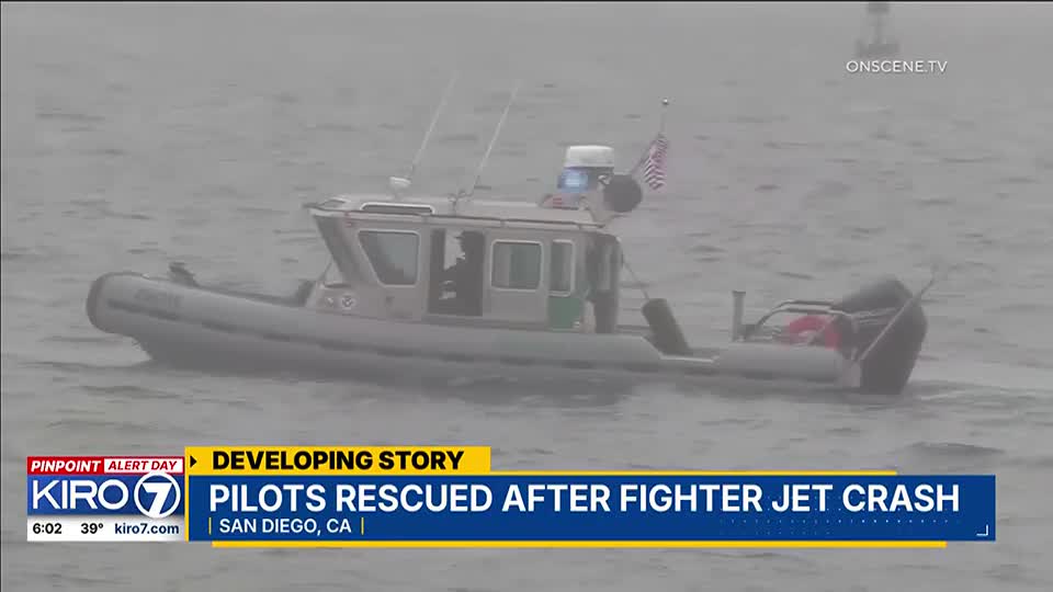 Whidbey Island-based Navy EA-18G Growler crashes into San Diego bay ...