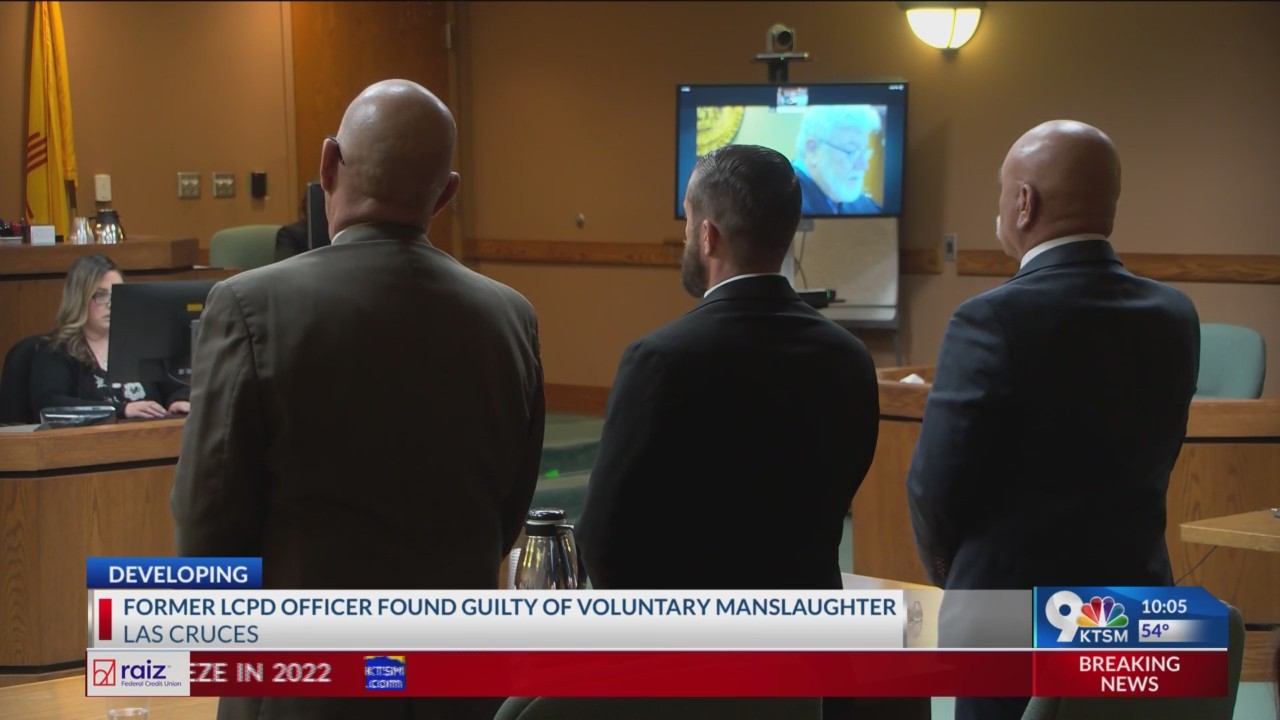 Former Las Cruces Police officer found guilty of voluntary manslaughter