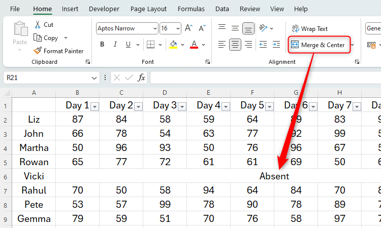 Don’t Merge and Center in Excel: Center Across Selection Instead