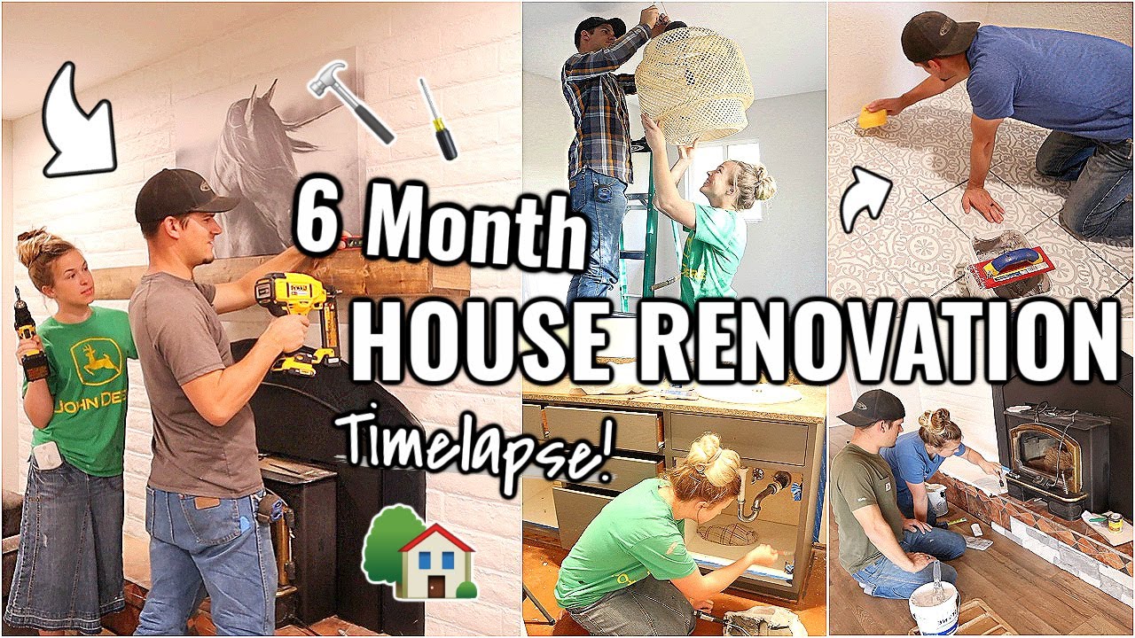 6 months worth of renovation in ONE video!