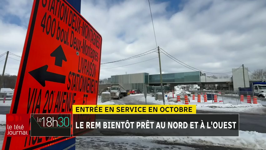 Le REM bientôt prêt au Nord et à l'Ouest