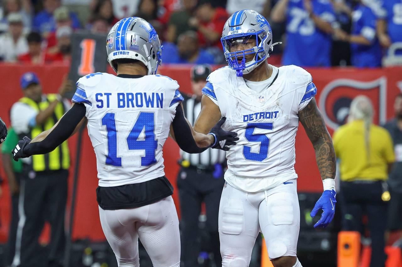 Lions' Amon-Ra St. Brown sends challenge to Eagles, wants to face Super ...