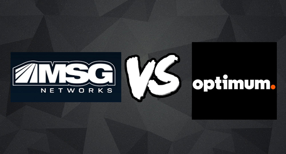 MSG and Optimum end carriage dispute