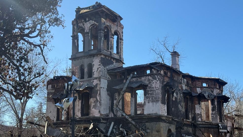 State Parks outlines recovery plan for Bidwell Mansion post-fire