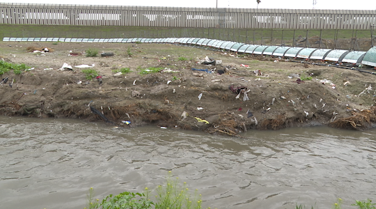 $5M trash boom gets first real test as storm hits San Diego-Tijuana ...