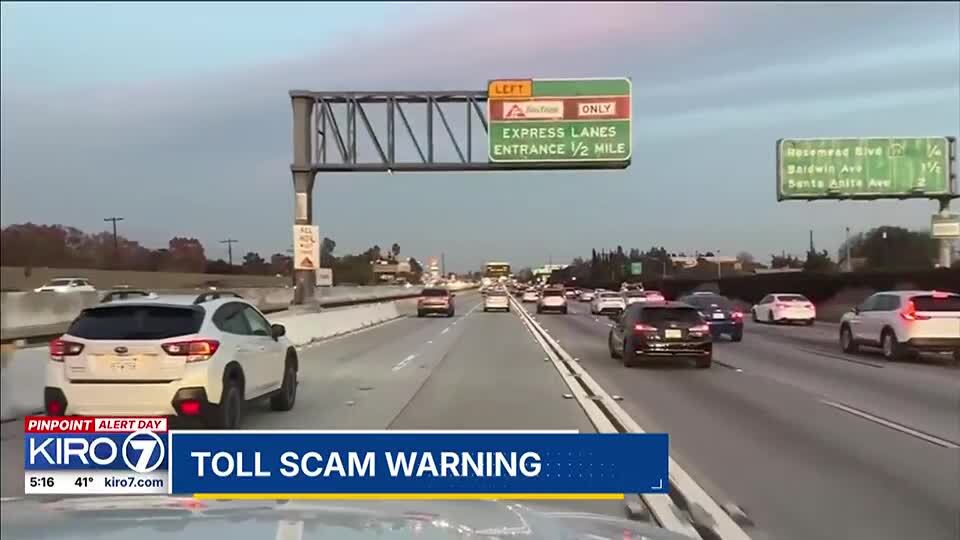 VIDEO: Toll Scam Warning