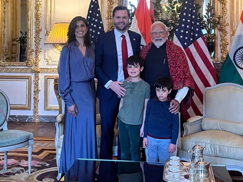 PM Modi gifts wooden alphabet set to JD Vance's daughter, Dokra artwork ...