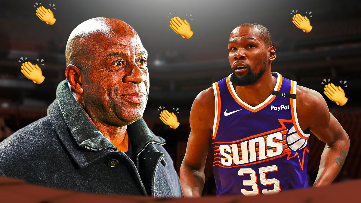 Magic Johnson congratulates Suns’ Kevin Durant on 30,000 point milestone