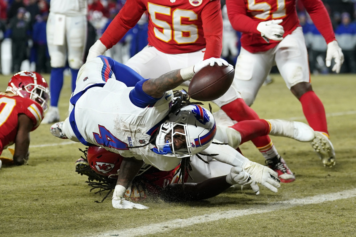 Buffalo Bills star running back James Cook had a major breakout in 2024 ...