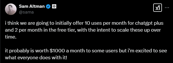 Sam Altman unveils GPT 5 roadmap, confirms unlimited access to free users Sam Altman unveils GPT 5 roadmap, confirms unlimited access to free users