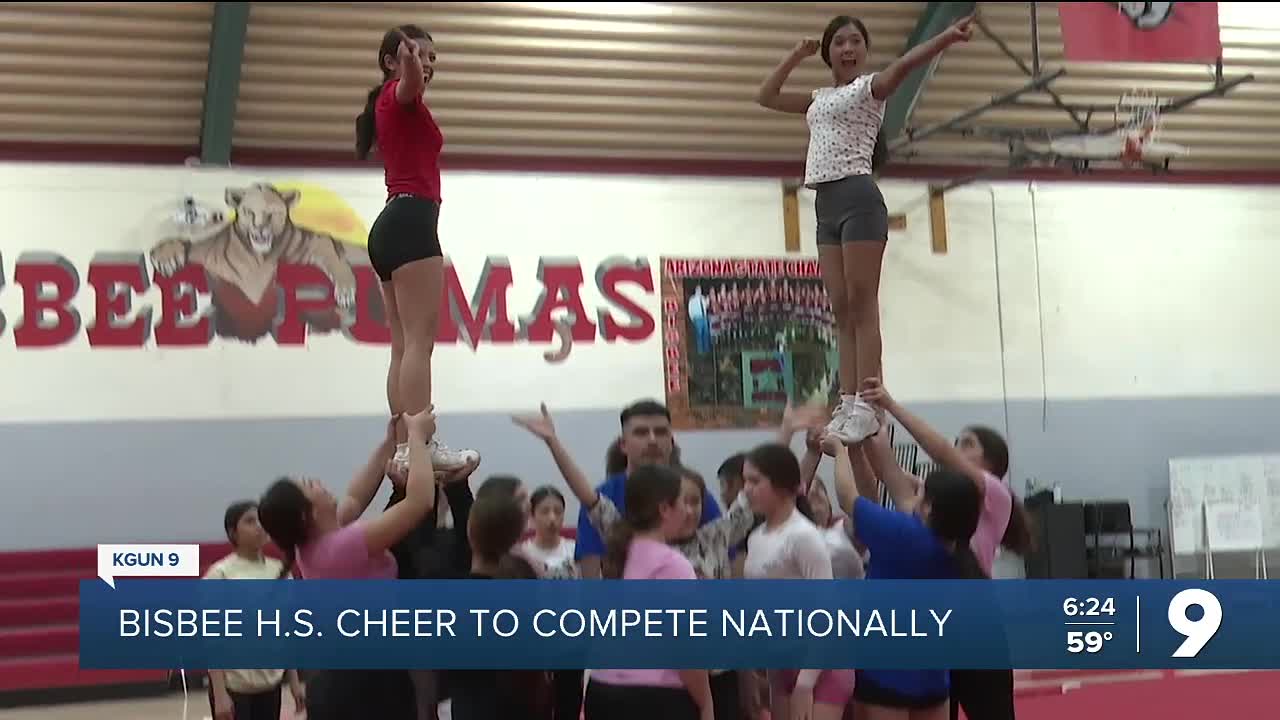 Bisbee High School cheer team to take national stage for first time
