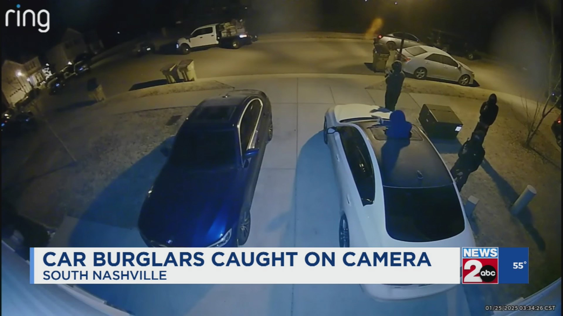 Car burglars caught on camera in South Nashville Car burglars caught on camera in South Nashville