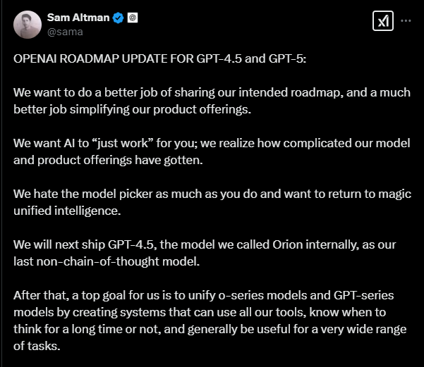 Sam Altman unveils GPT 5 roadmap, confirms unlimited access to free users