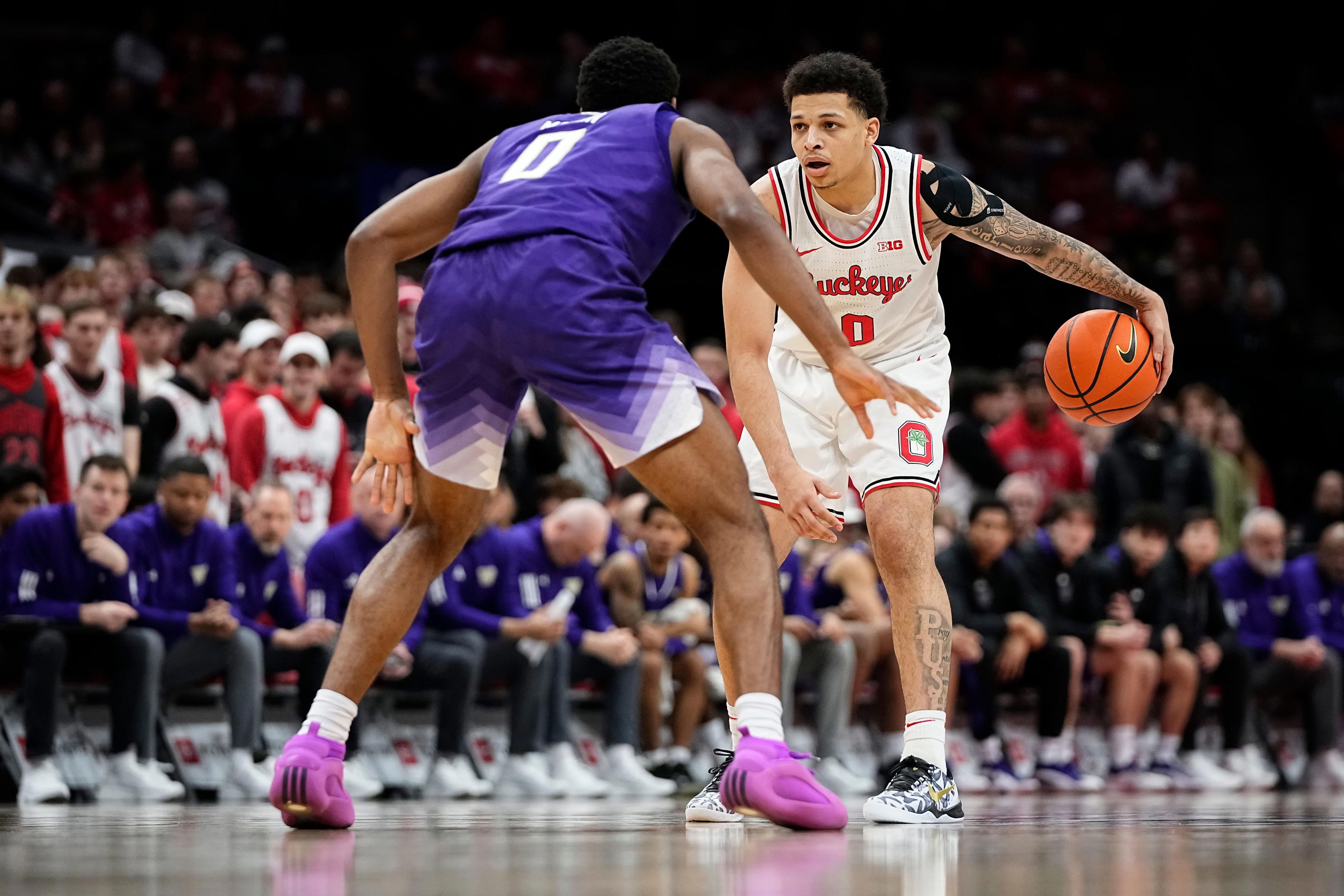 Ohio State men's basketball holds halftime lead at Washington: Live