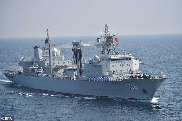 Three Chinese warships have been seen off the Australian coast