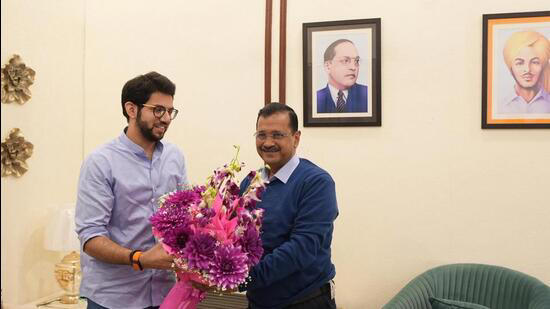 Aaditya Thackeray meets Kejriwal in Delhi, assures unity in INDIA bloc ... Aaditya Thackeray meets Kejriwal in Delhi, assures unity in INDIA bloc ...