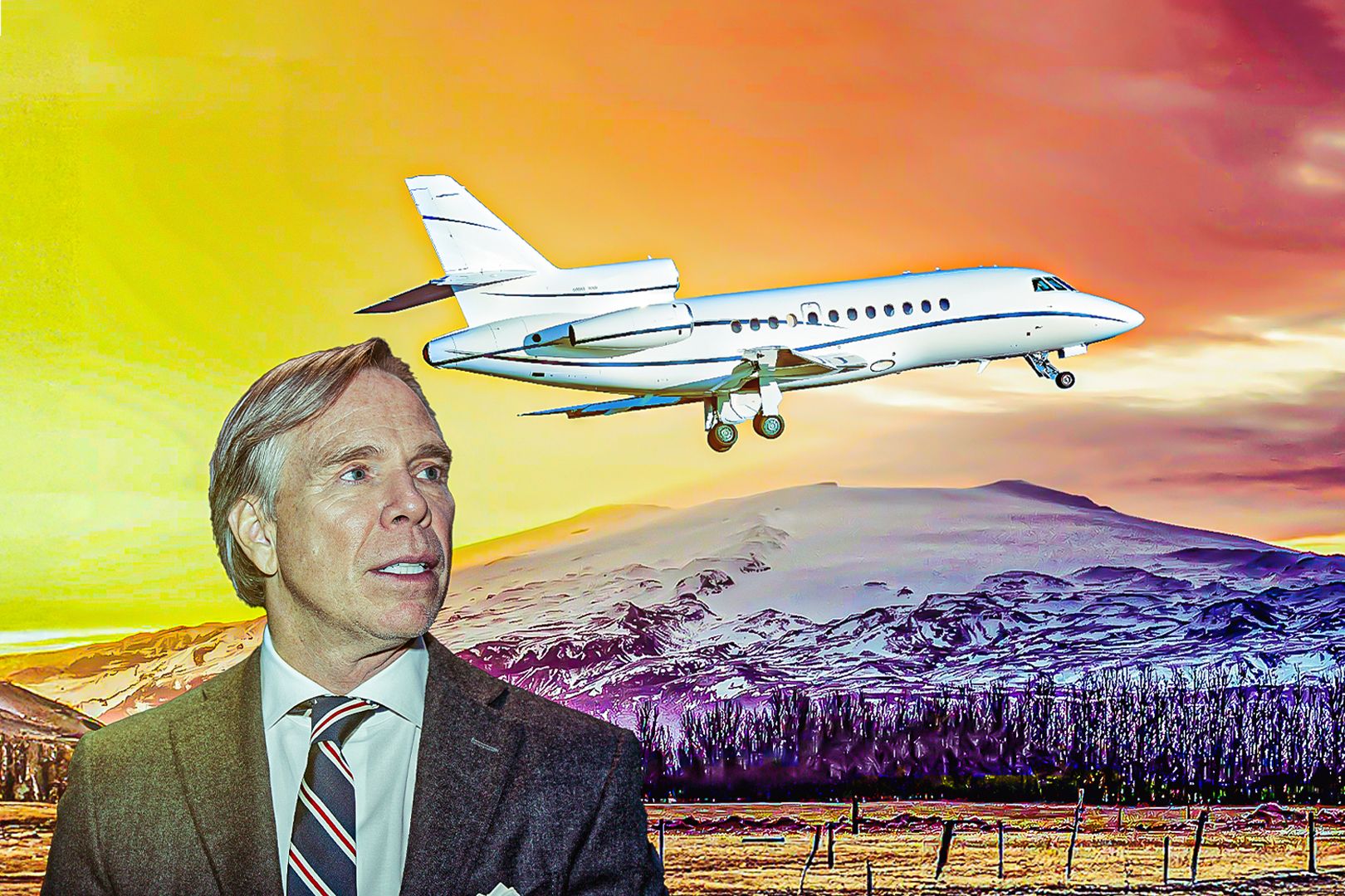 Tommy Hilfiger's Dassault Falcon 900