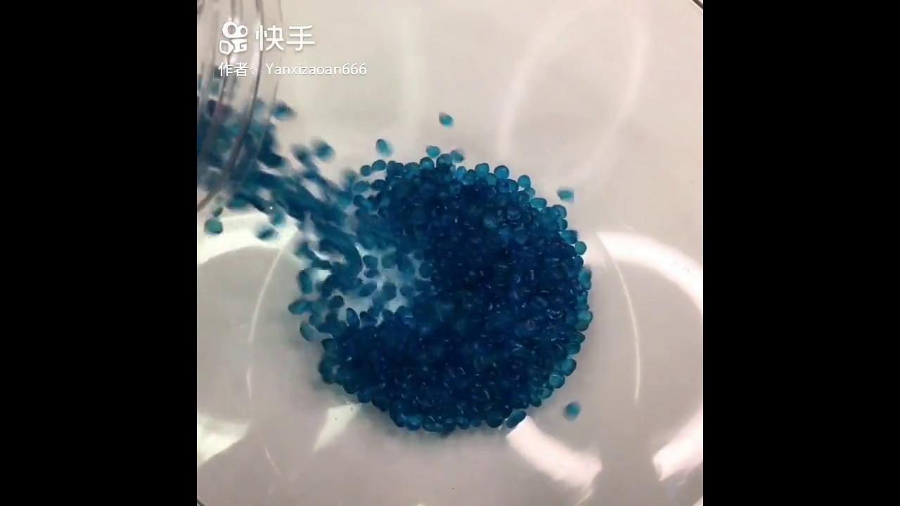 Various Colorful Beads Placing In Bowl Compilation