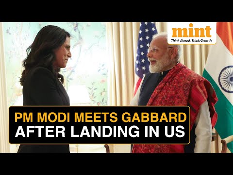 PM Modi In US: Watch Tulsi Gabbard's FIRST Meeting With PM Modi After ...