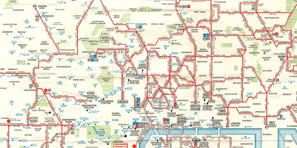 Map shows forgotten London trolleybus network as big as the Tube