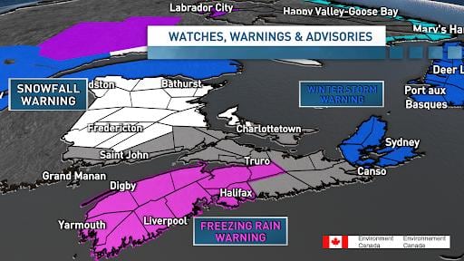 As snowstorm rolls over New Brunswick, road conditions worsen