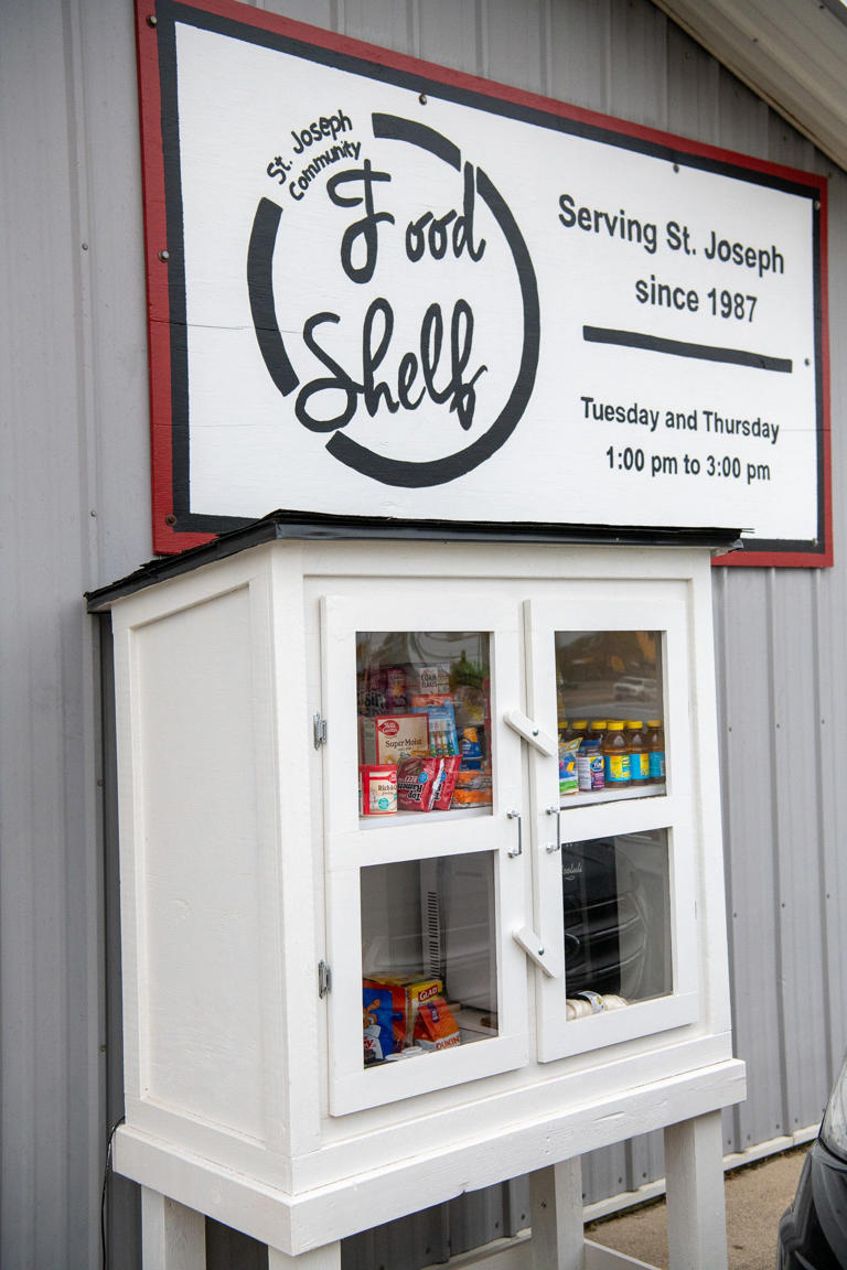St. Joseph groups launch 24/7 Community Cabinet food shelf to address ...