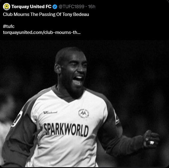 Tony Bedeau dead at 45: Former Chelsea youth star who earned legendary ...