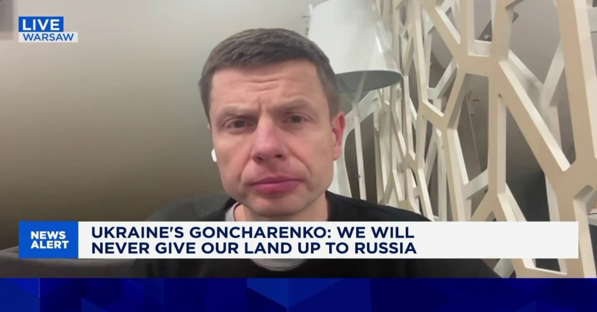 Best security guarantee is Ukrainian membership in NATO, says Ukraine's Goncharenko