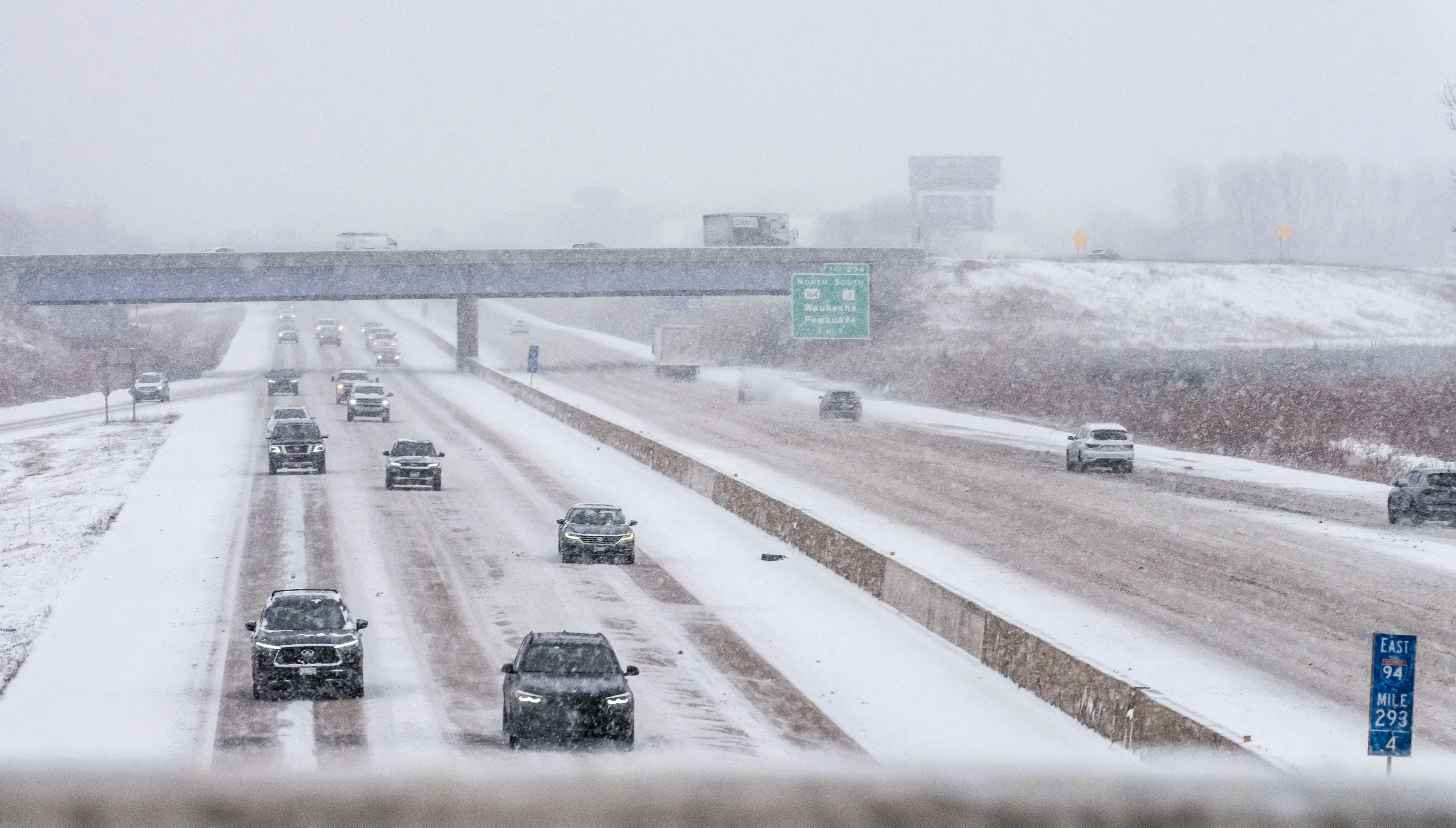 What are road conditions in Milwaukee on Thursday?