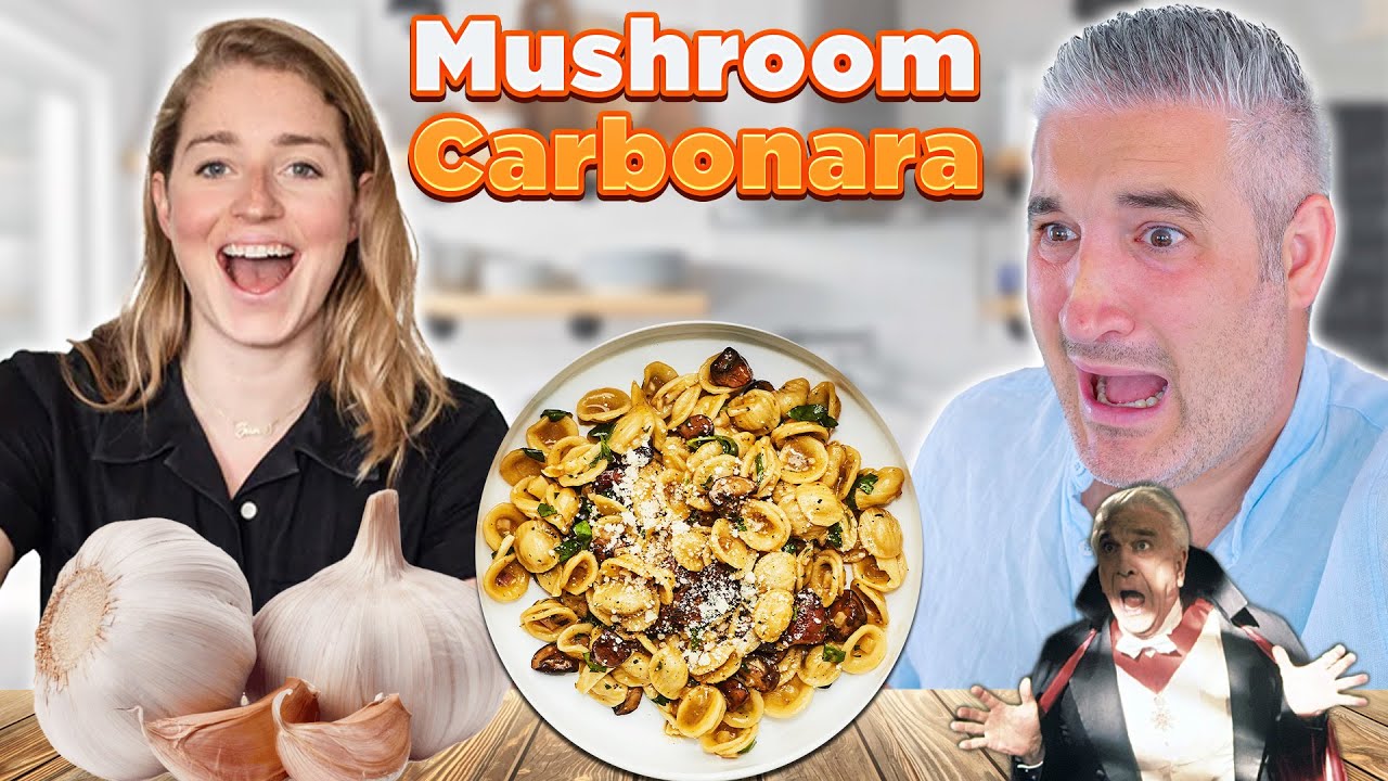 Italian Chef Reacts to Mushroom Carbonara