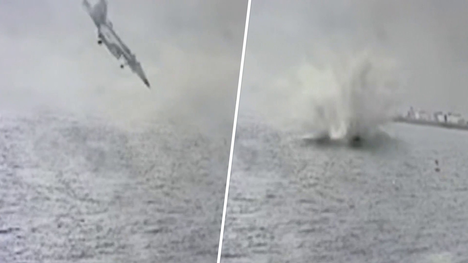 Pilots safely eject before US Navy jet crashes into San Diego Bay
