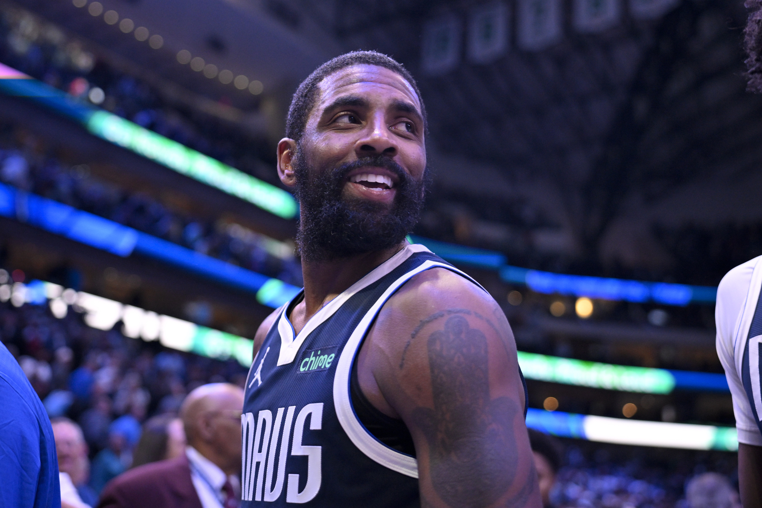 Watch: Kyrie Irving's defense seals short-handed Mavericks' win
