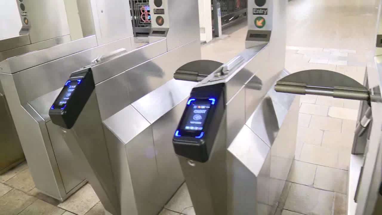 MTA installs turnstile metal shields at NYC subway station to combat ...