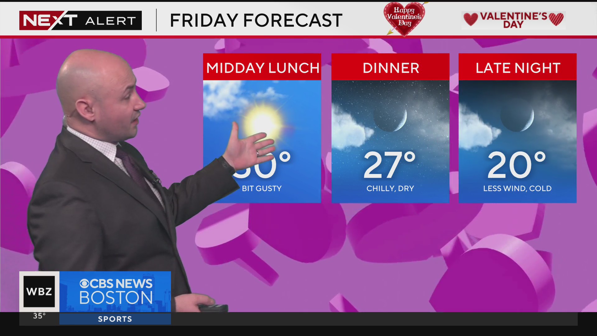 Next Weather: WBZ Mid-Morning Update For February 13