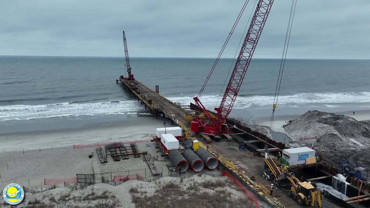 ‘Great progress’ made on Myrtle Beach ocean outfall project, city says