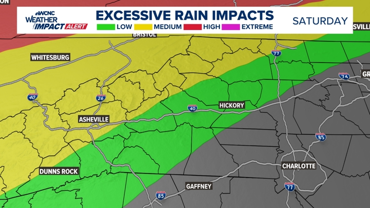 Weather Impact Alert: Heavy rain saturates soils; Round two comes this ...