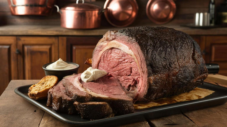 The Rule To Remember When Buying Prime Rib For A Smaller Crowd