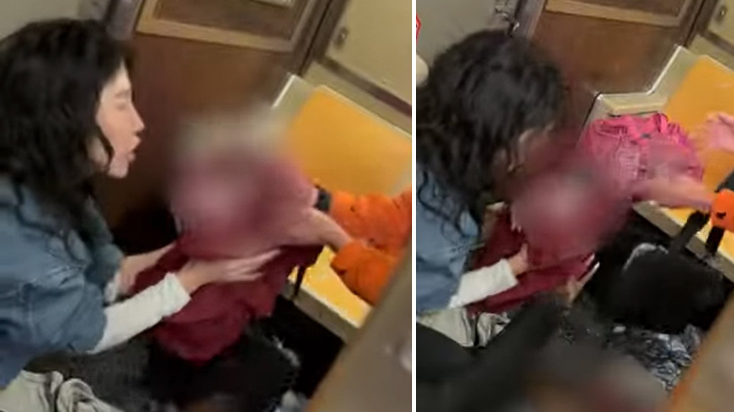 Train passengers help mum give birth before cutting umbilical cord with ...