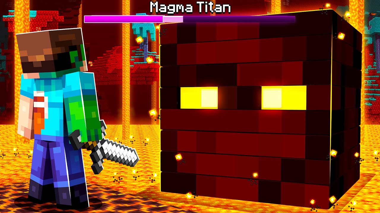 I found THE BIGGEST & STRONGEST BOSSES in MINECRAFT!