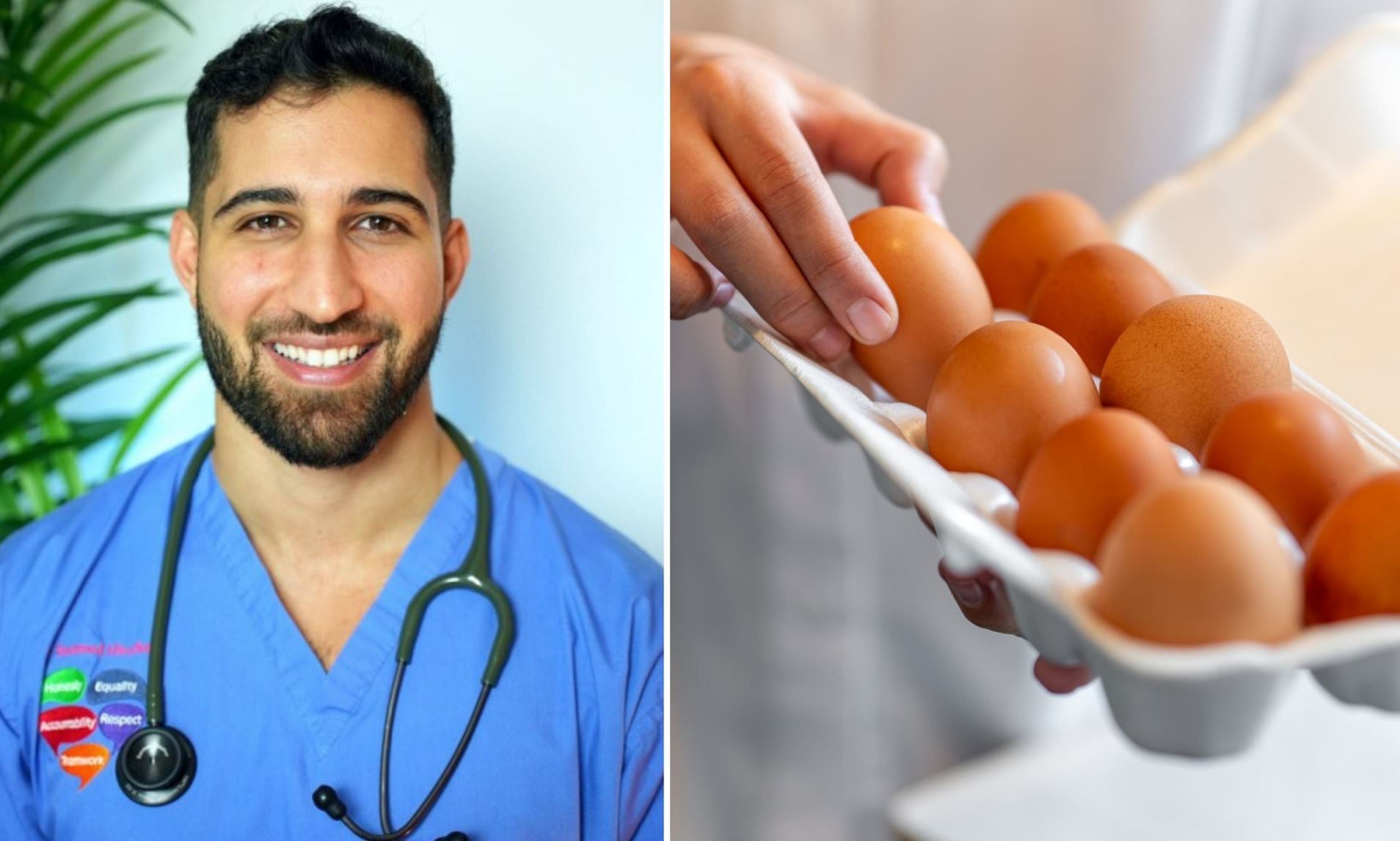 Doctor reveals intriguing reason why he eats 56 eggs a week