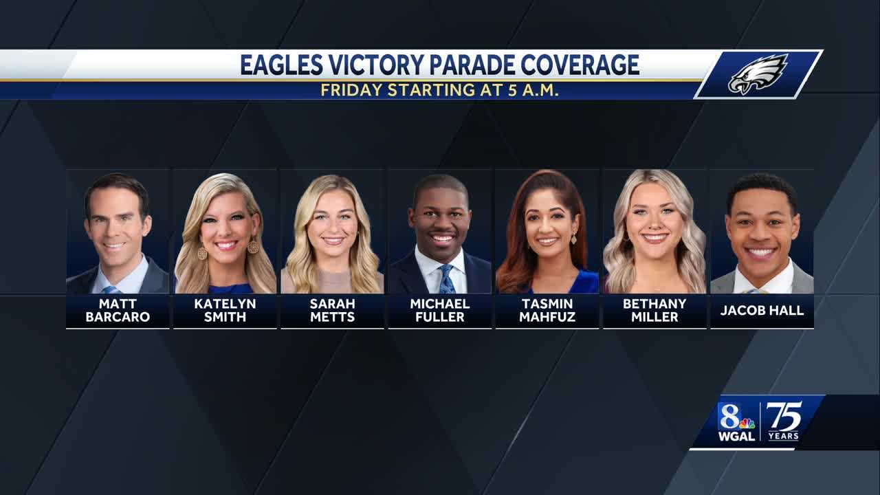 EAGLES PARADE | Watch WGAL's live coverage
