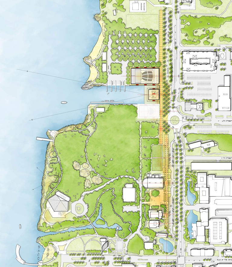 Architects cut back on buildings and find parking for Sarasota ...