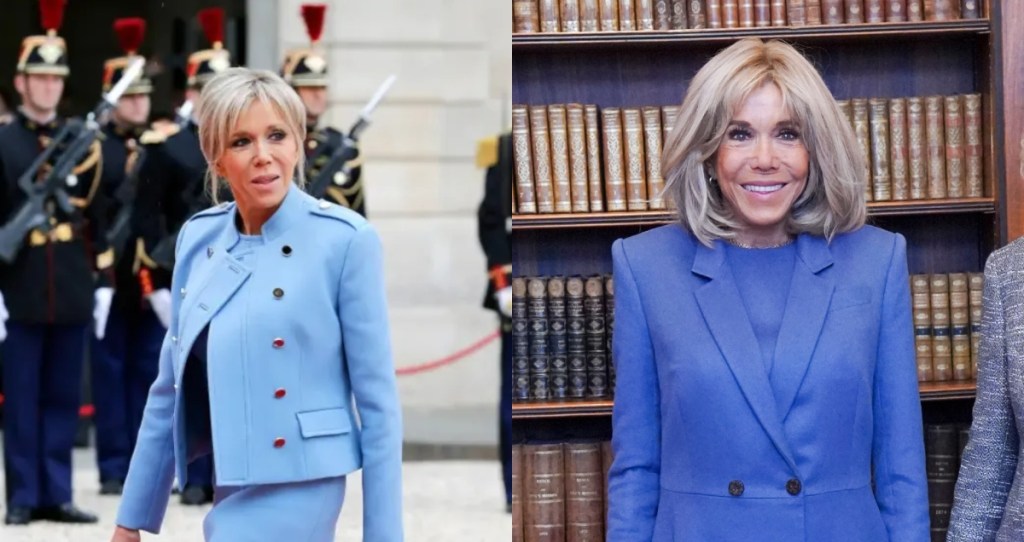 French First Lady Brigitte Macron's Fashion Journey: Louis Vuitton ...
