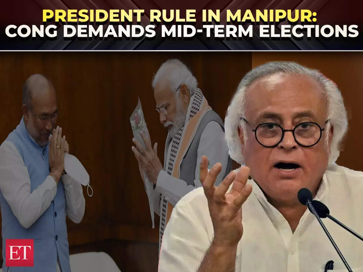 President rule in Manipur; Congress MP Jairam Ramesh takes jibe at PM ...