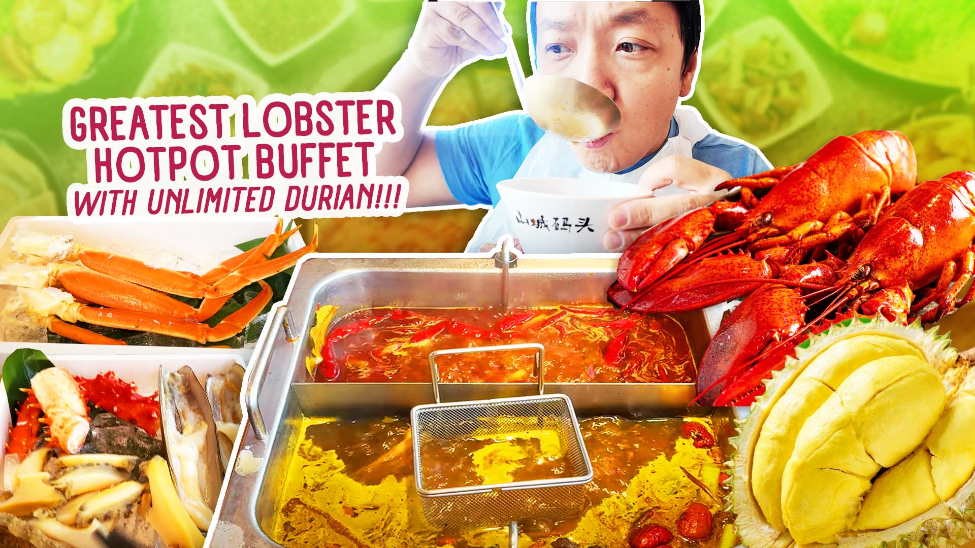 🔥 World’s GREATEST Chinese LIVE LIBSTER Hotpot Buffet with UNLIMITED ...